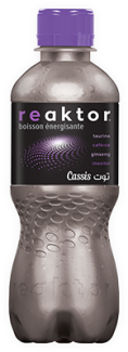 Reaktor - Marque de boissons énergisantes aux ingrédients actifs