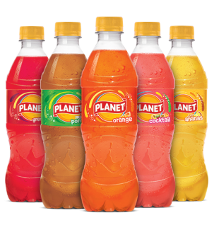 Planet - Marque de boissons gazeuses fruitées