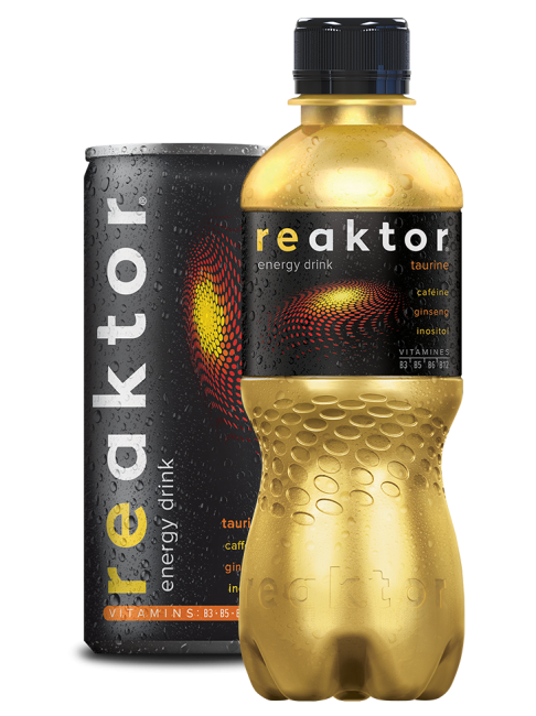 Reaktor - Marque de boissons énergisantes aux ingrédients actifs