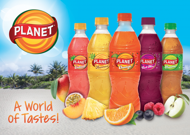 Planet - Marque de boissons gazeuses fruitées